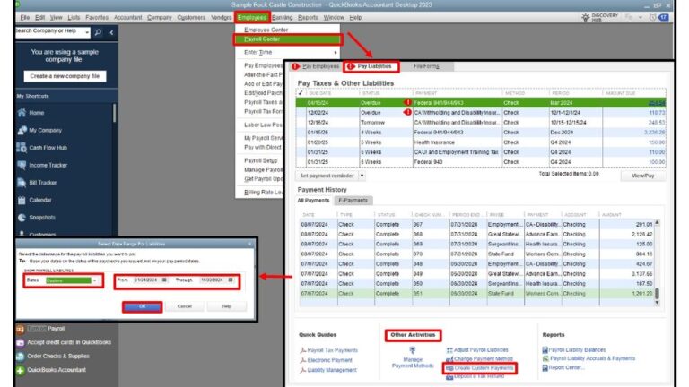 Create Custom Liability Payments in QuickBooks - Quick Guide